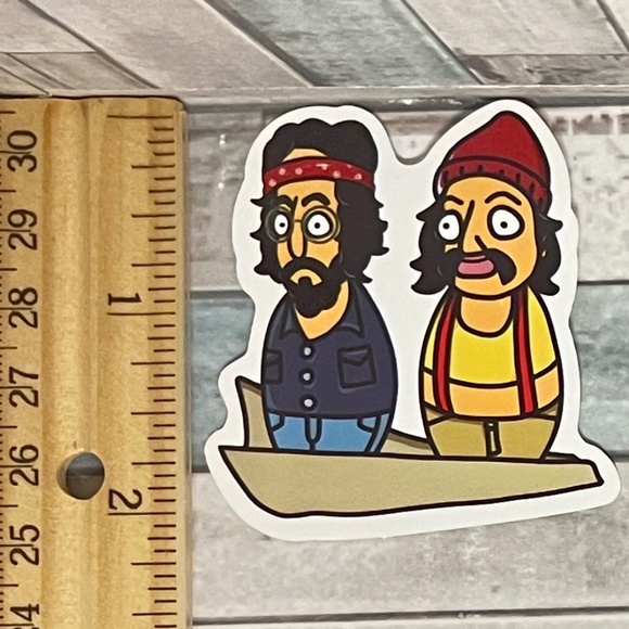Office | 110 Cheech Chong Reusable Waterproof Vinyl Sticker Decal ...